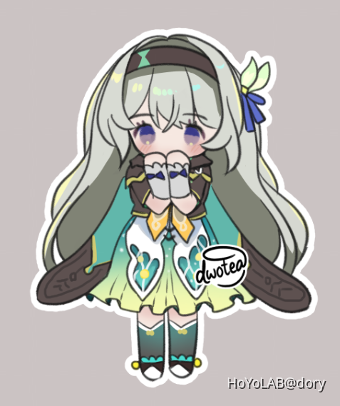 Robin sticker chibi Honkai: Star Rail | HoYoLAB