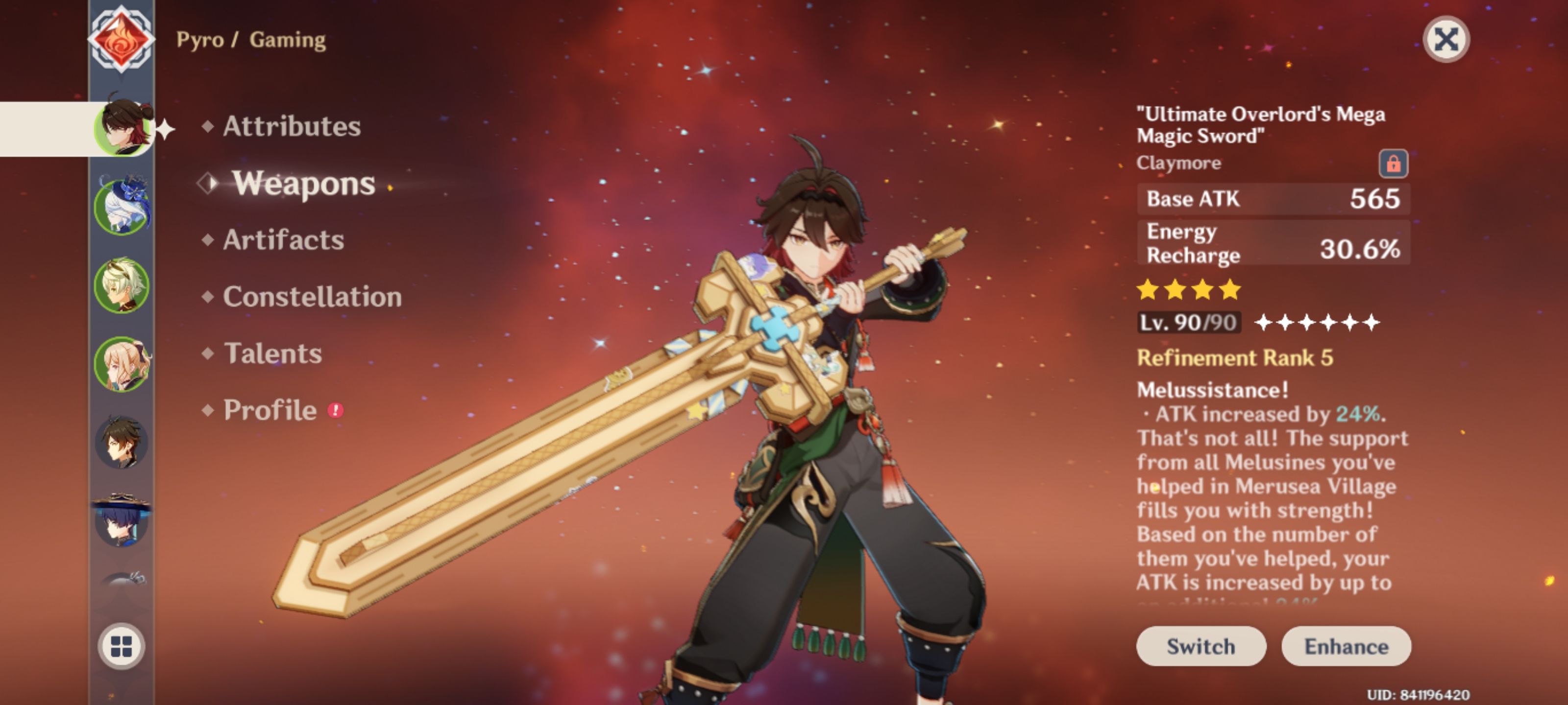 CLAYMORE FOR GAMING Genshin Impact | HoYoLAB