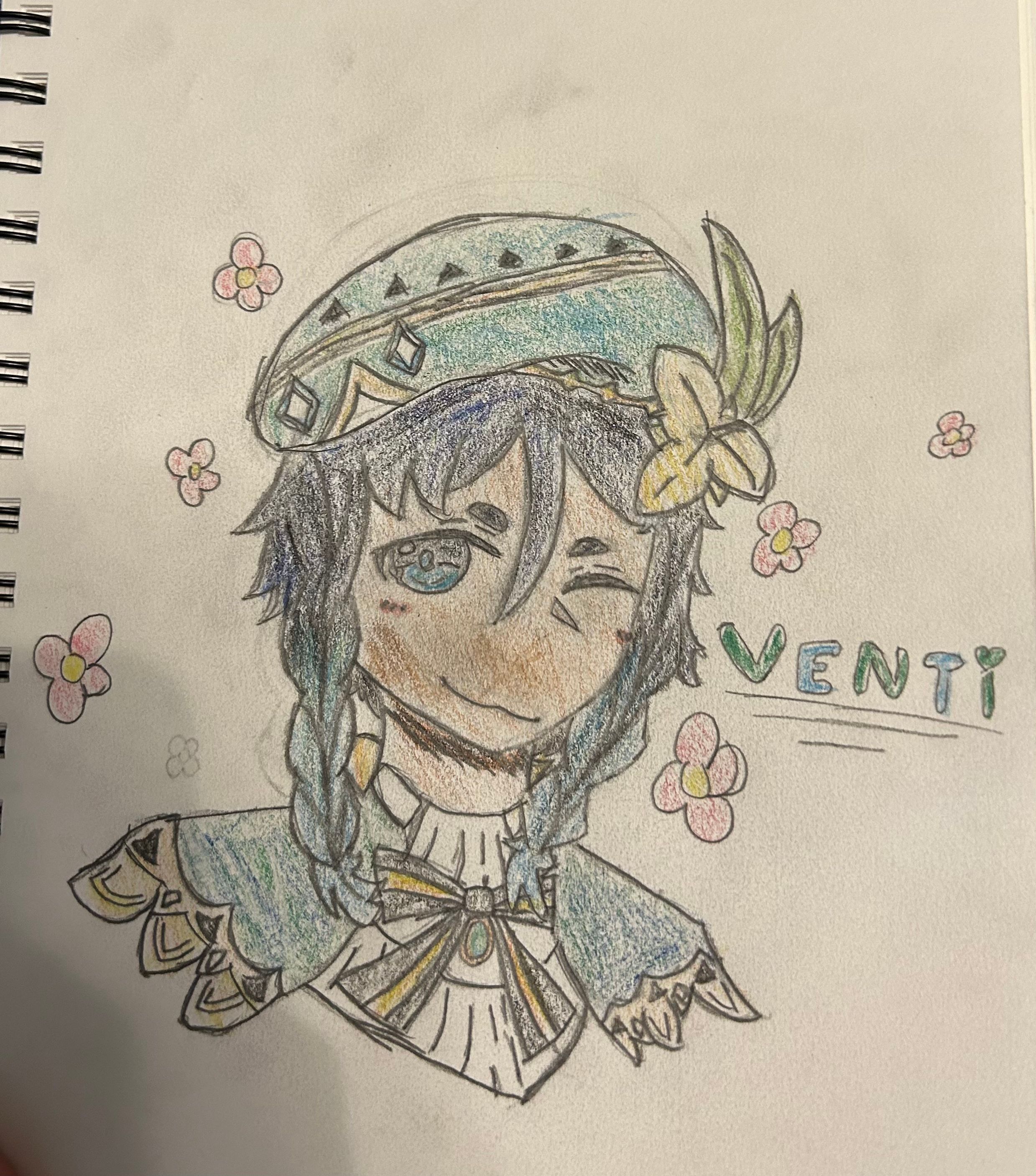 Disgusting Venti drawing Genshin Impact | HoYoLAB