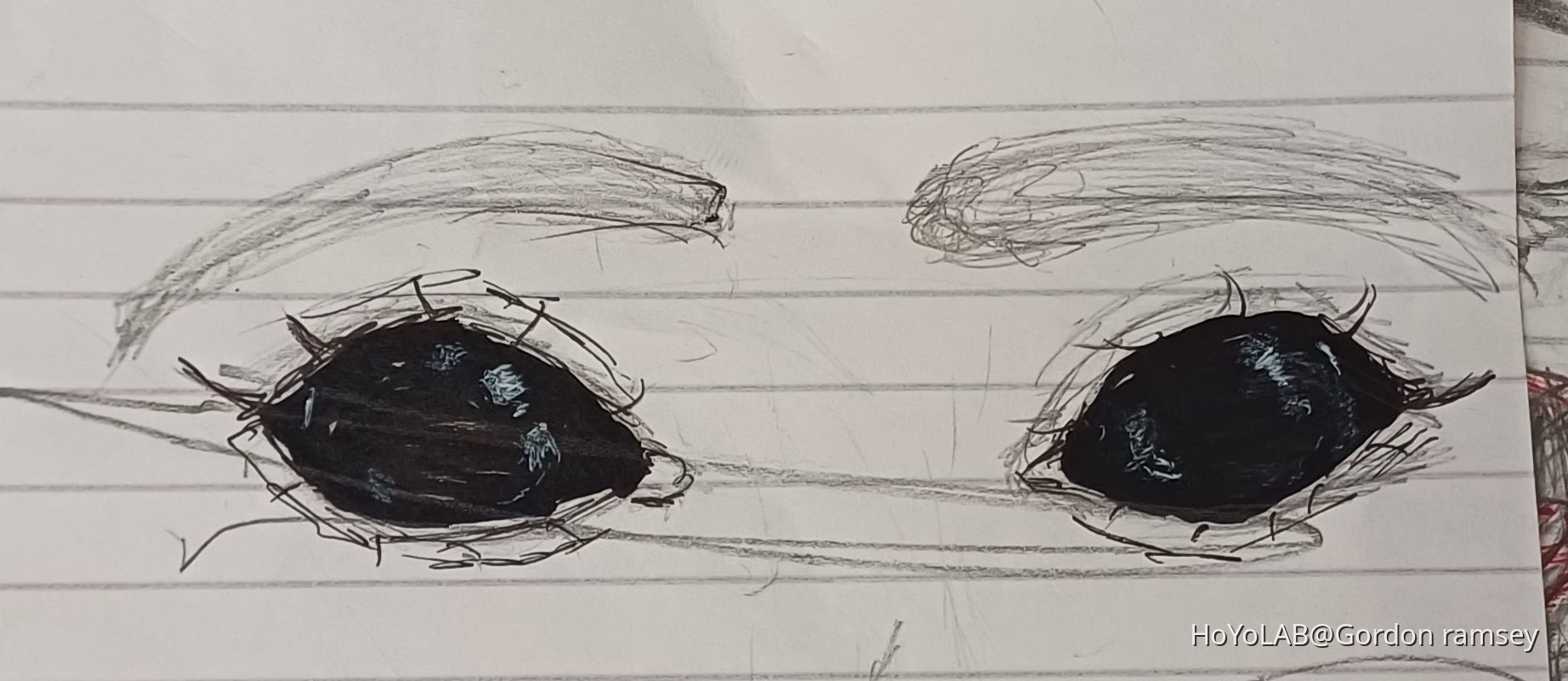 Alien eyes sketch?? Genshin Impact | HoYoLAB