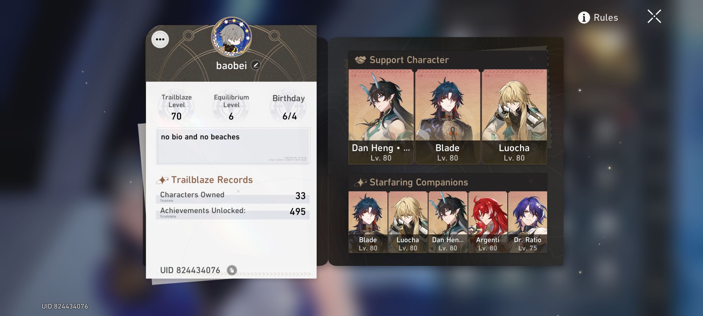 add me I want the credits /hj Honkai: Star Rail | HoYoLAB