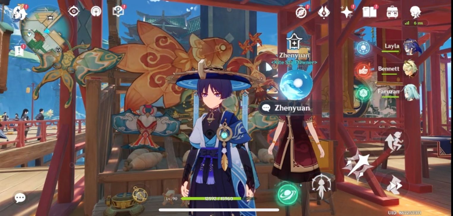 a celebratory kites for teapot decoration (latern rite) Genshin Impact ...