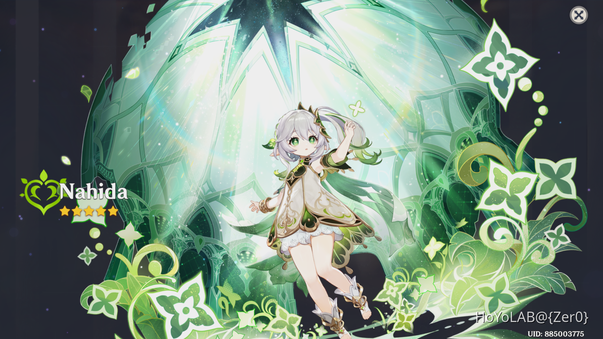 God of Wisdom - Dendro Arcone - Lesser Lord Kusanali - Nahida Genshin ...