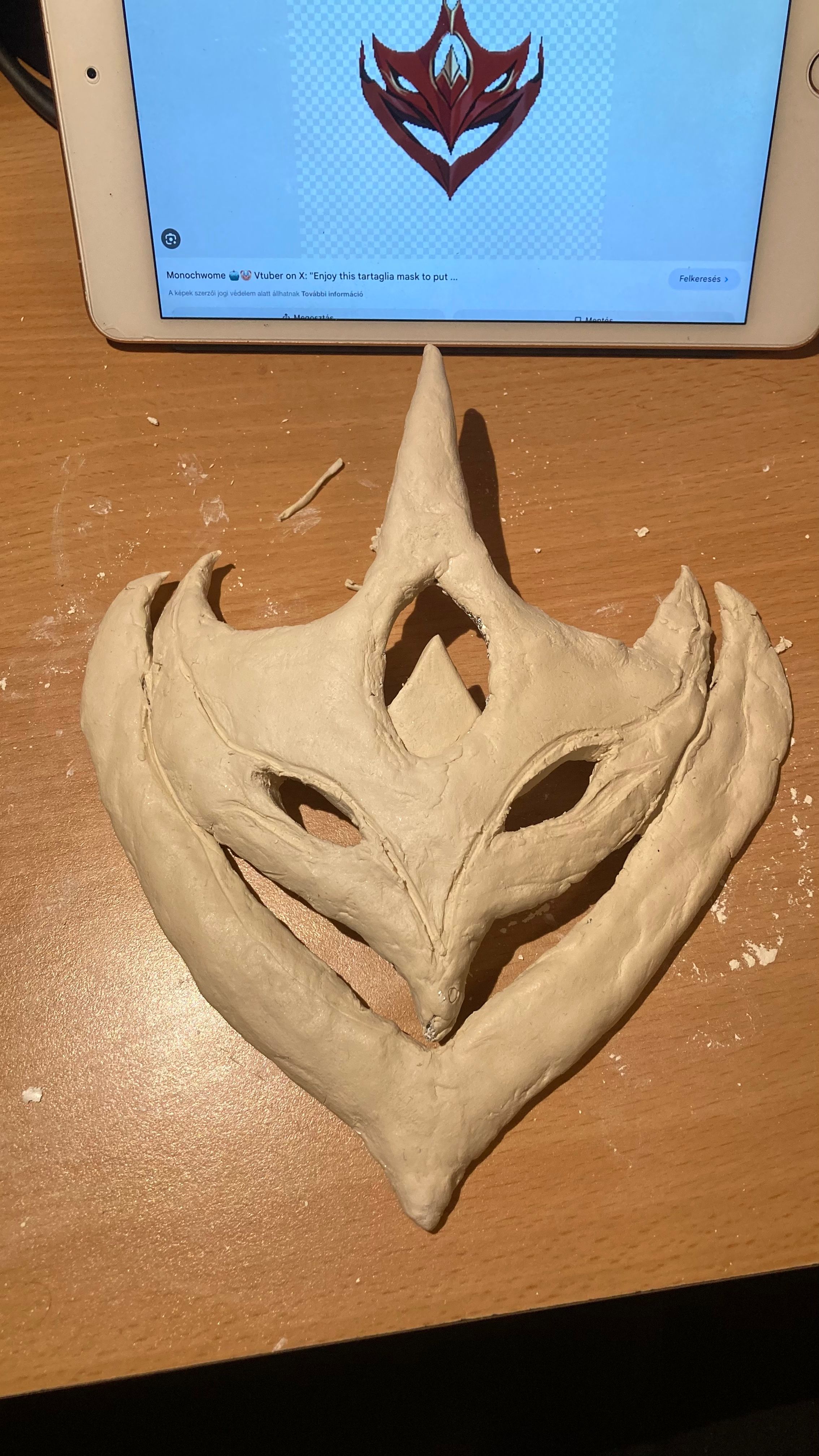 my attempt on making childe’s mask (it kinda sucks lol) Genshin Impact ...