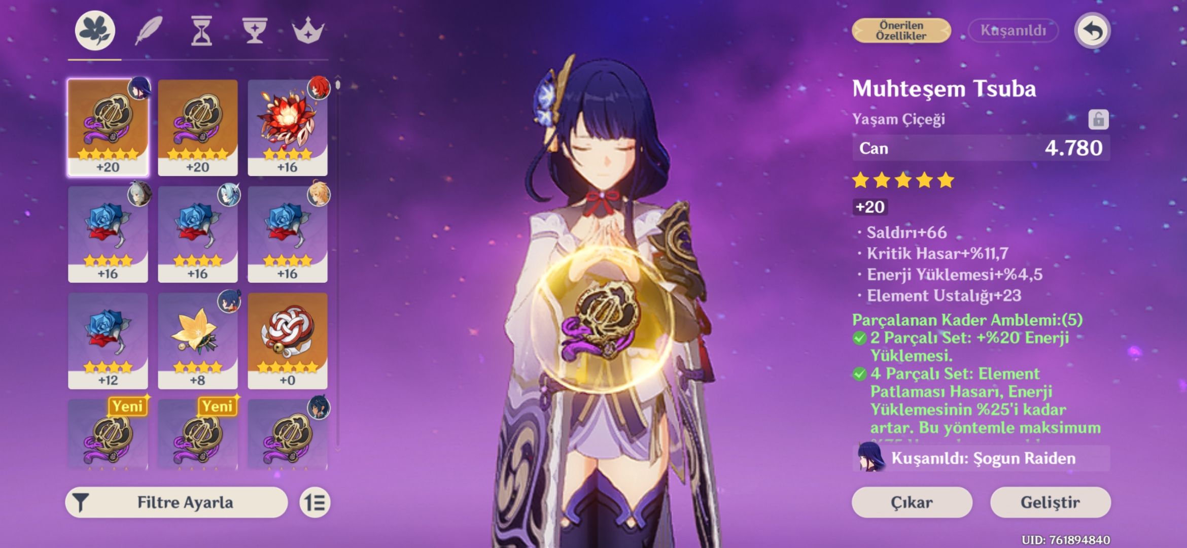 Arkadaşlar sizce Ar45 için yeterlimi? Genshin Impact | HoYoLAB