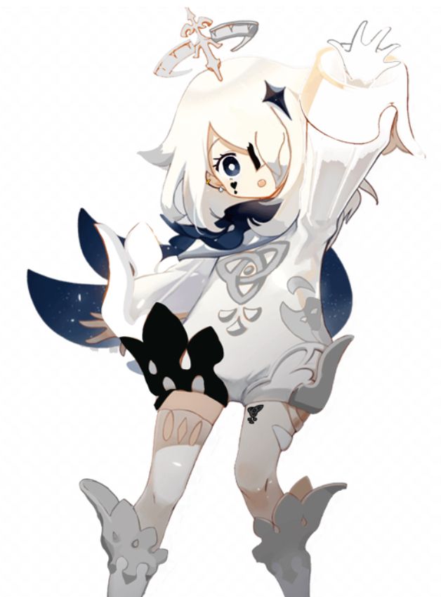 Finished drawing emo Paimon Genshin Impact | HoYoLAB