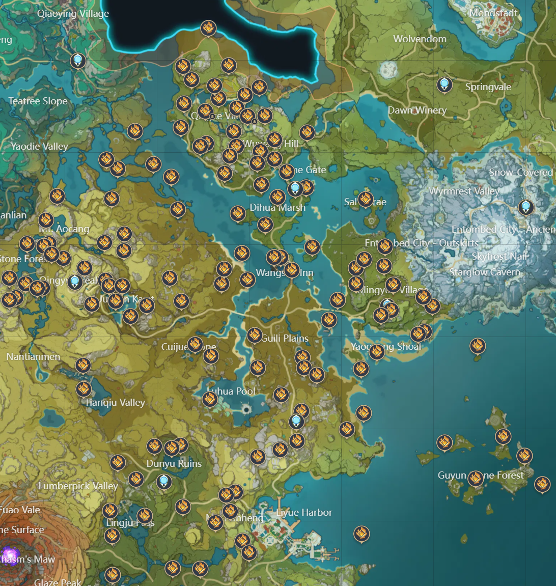 Geoculus Locations Genshin Impact | HoYoLAB