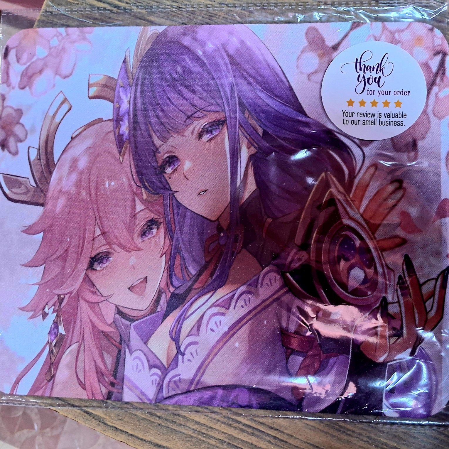 I Got This mouse pad 😝of Yae Miko's Raiden Shogun it looks so 😍 cute 😍 Genshin Impact | HoYoLAB