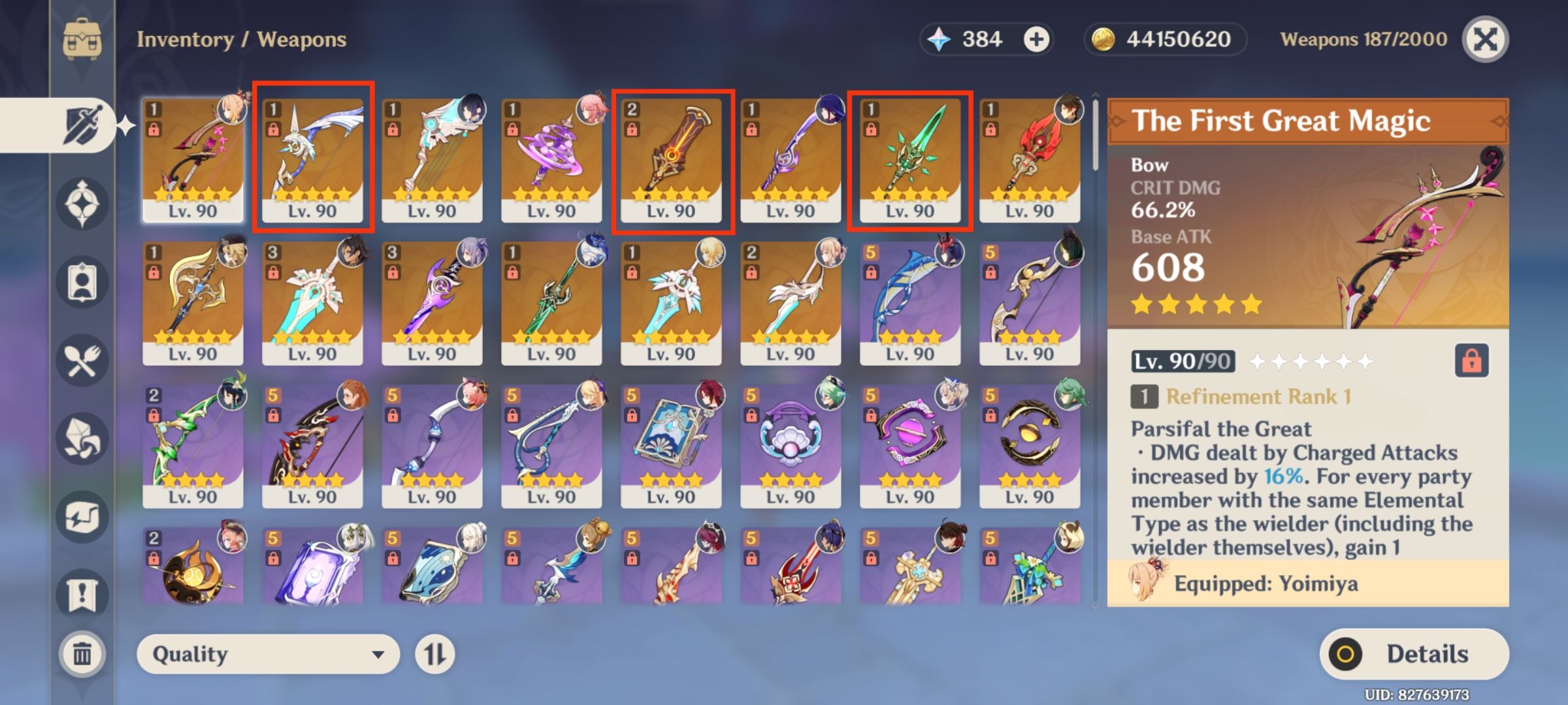 unused weapons Genshin Impact | HoYoLAB