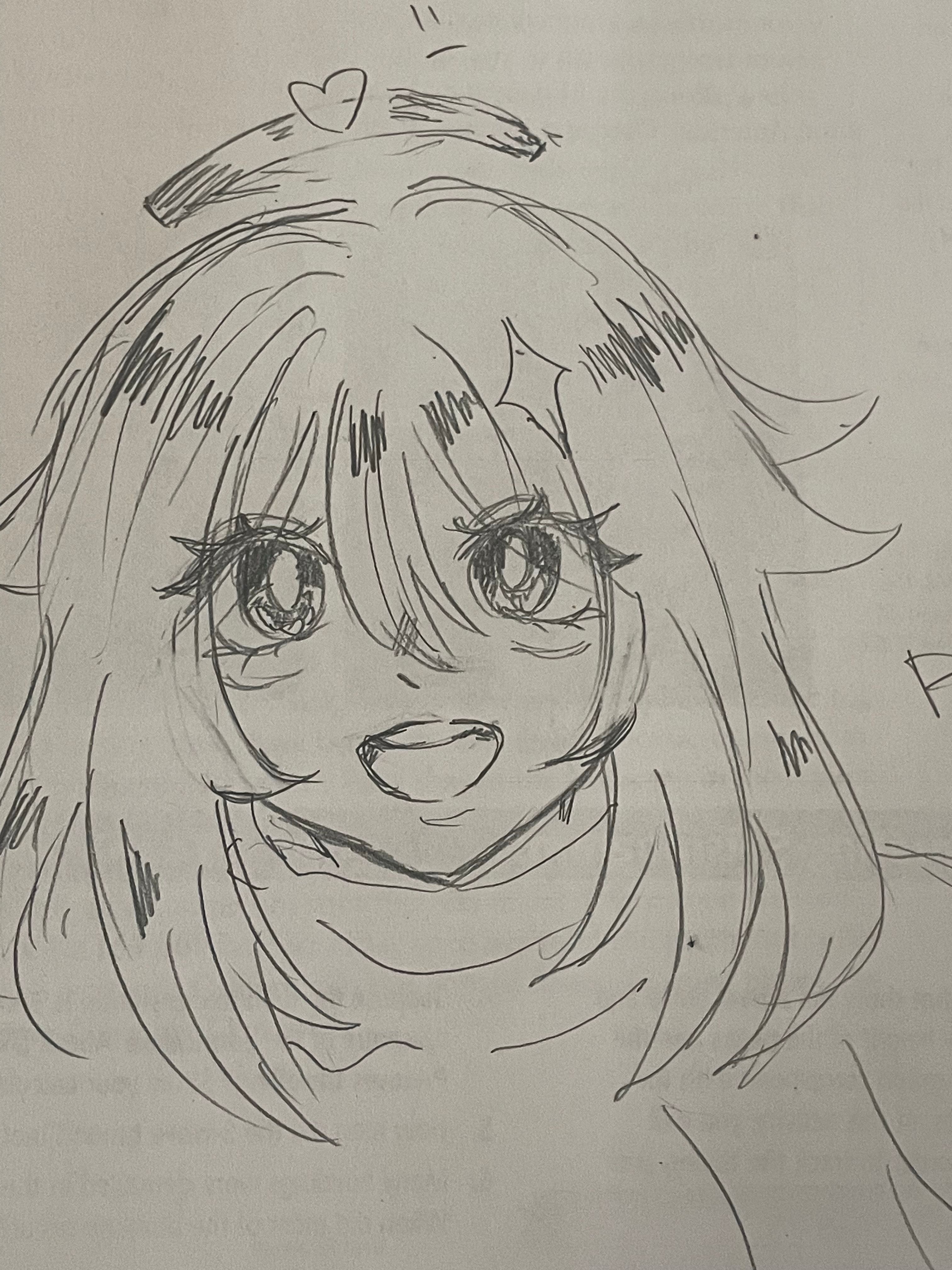 Paimon doodle 🤫🧏 Genshin Impact | HoYoLAB