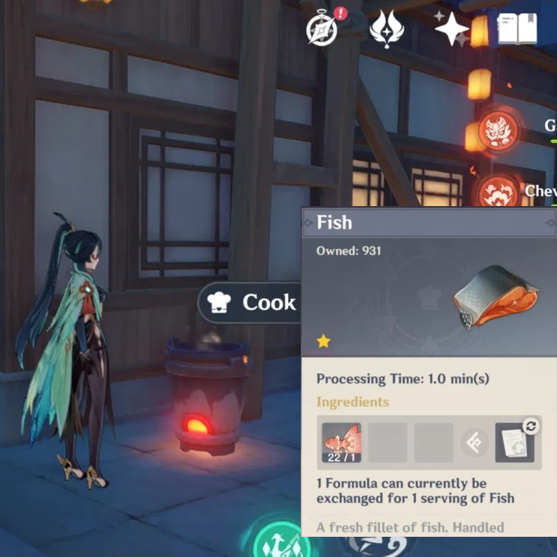 One knows how to prepare fish, but did one know THIS!? Genshin Impact ...