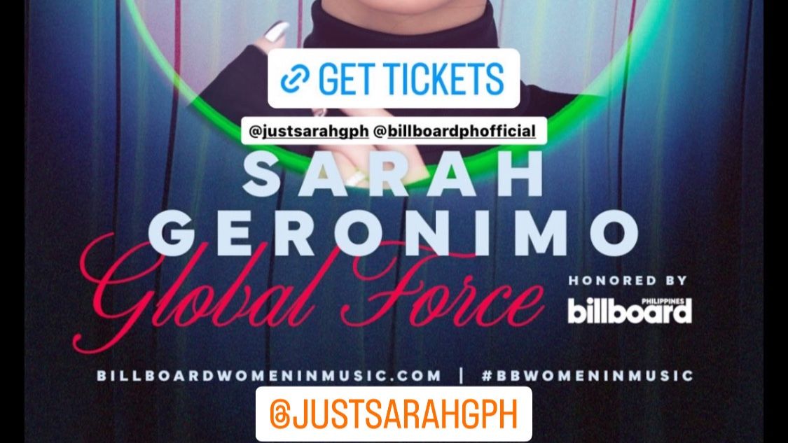 Congratulations to the one and only Popstar Royalty Sarah Geronimo ...