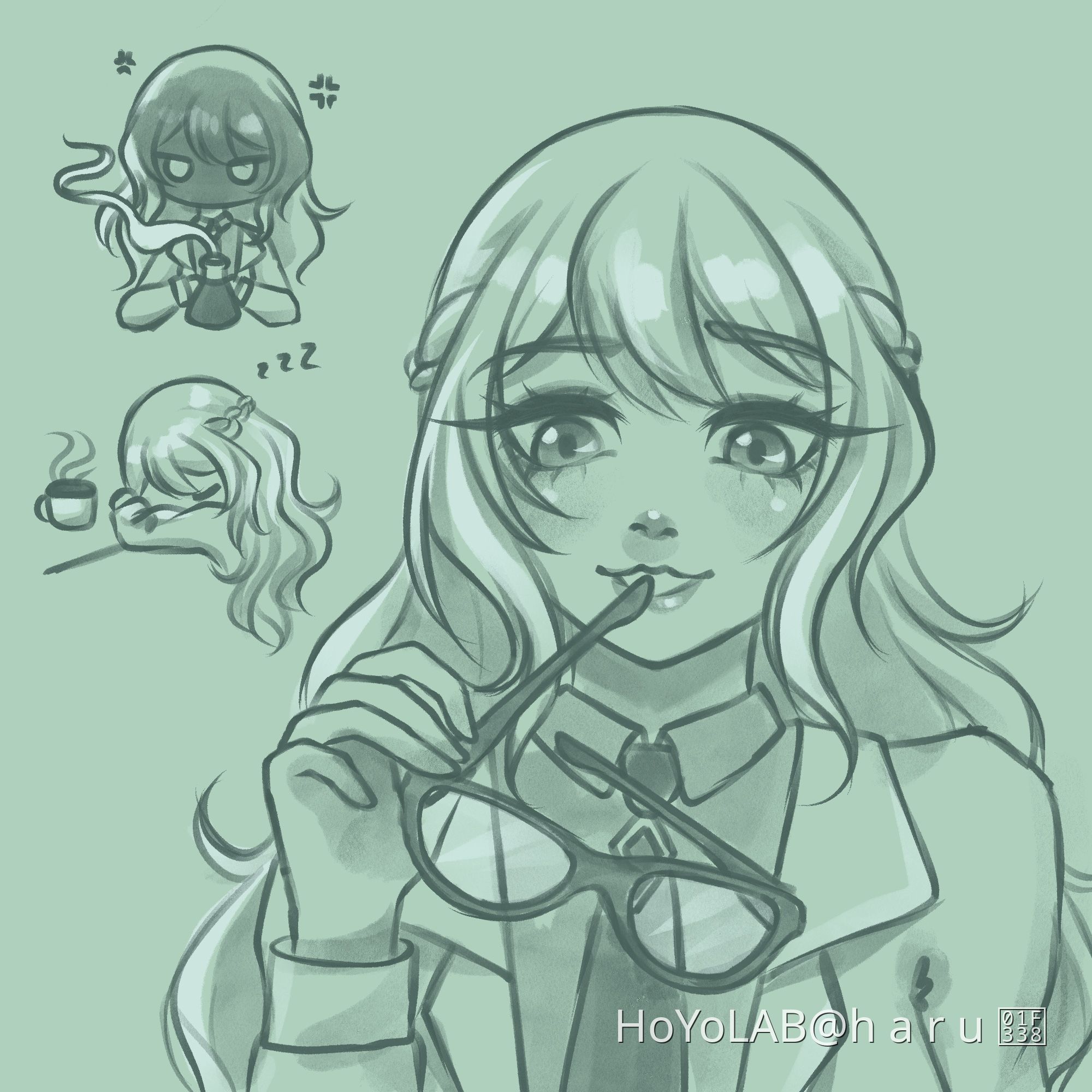 Lab Coat Mobius Sketch 🐍 Honkai Impact 3rd | HoYoLAB