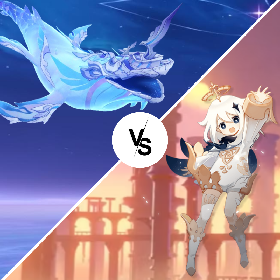 Paimon vs the All-Devouring Narwhal in an All-Out Eating Competition ...