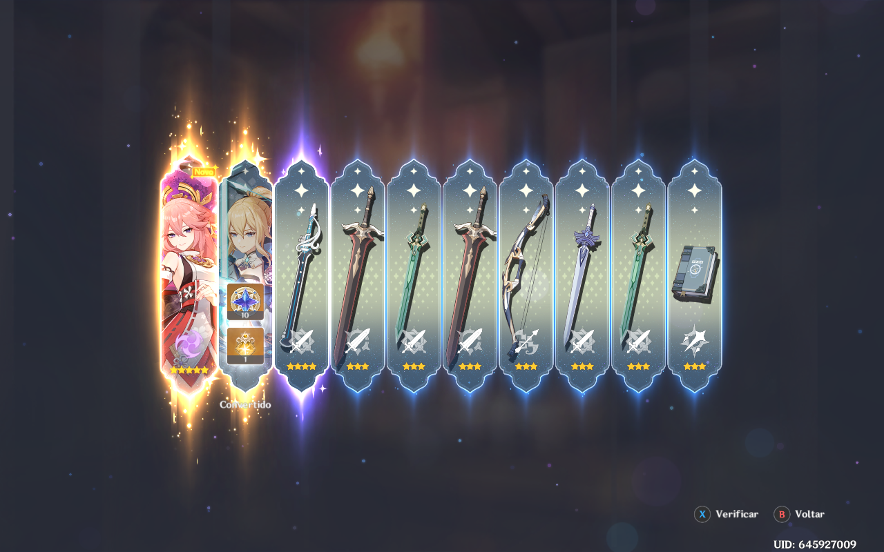 Tiro de sorte Genshin Impact | HoYoLAB