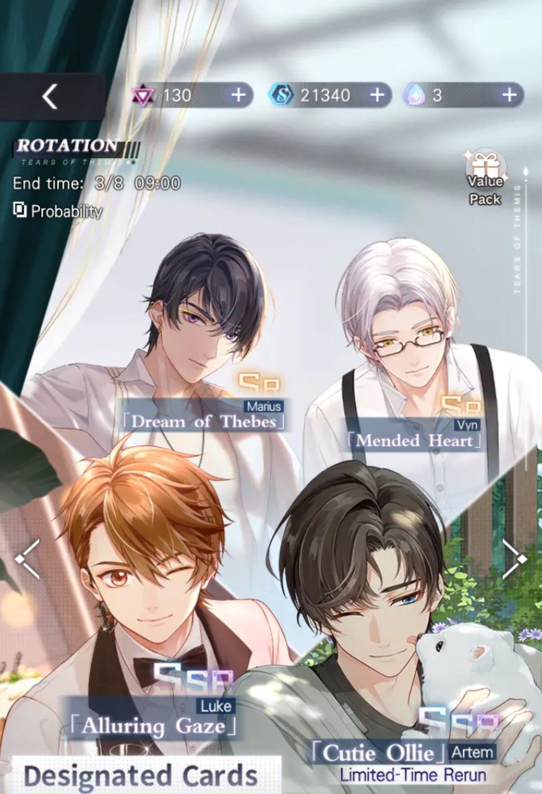 Day 14 saving s-chips for 3rd aniv Tears of Themis | HoYoLAB