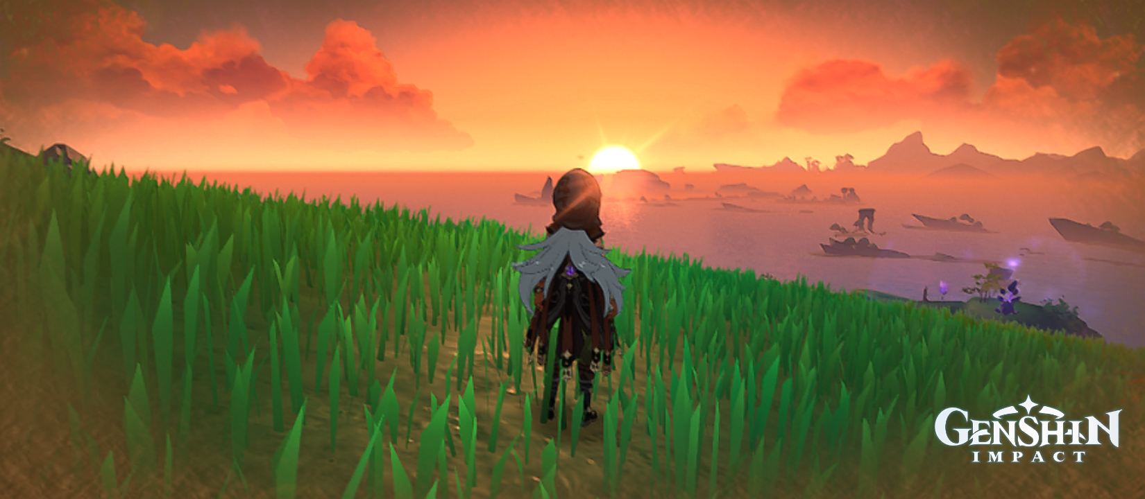 the sunset in inazuma Genshin Impact | HoYoLAB