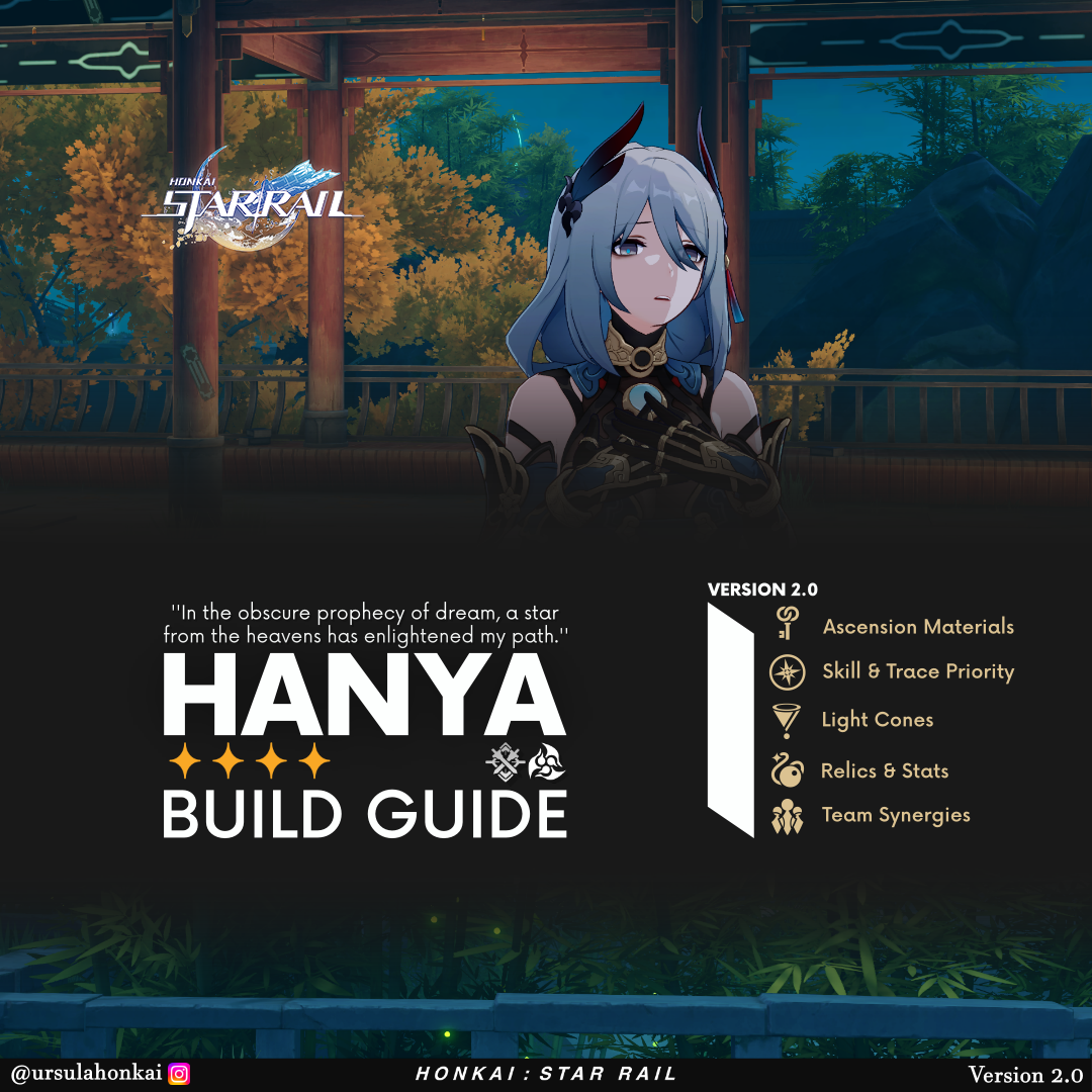 [Version 2.0] Hanya Build Guide Honkai: Star Rail | HoYoLAB