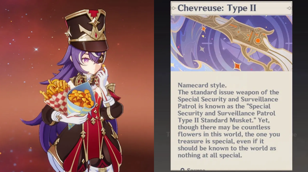 Friendship 10 with Chevreuse ~ Type II (Standard Musket) Genshin Impact ...