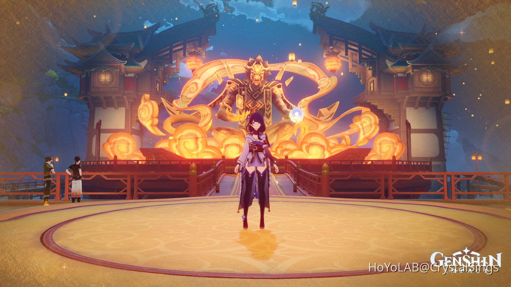 Menogias Lantern Nighttime Photographs Genshin Impact | HoYoLAB
