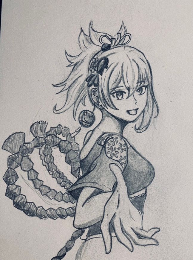 Yoimiya Drawing🎇 Genshin Impact | HoYoLAB