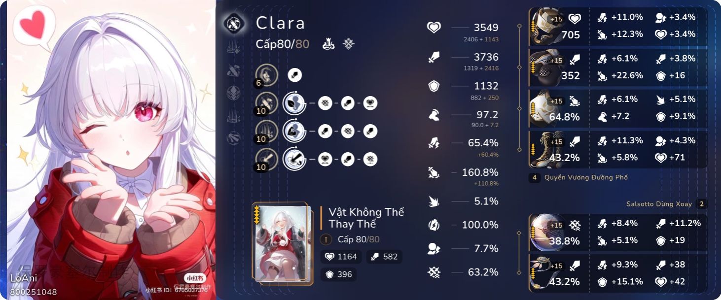 Build Clara Honkai: Star Rail | HoYoLAB