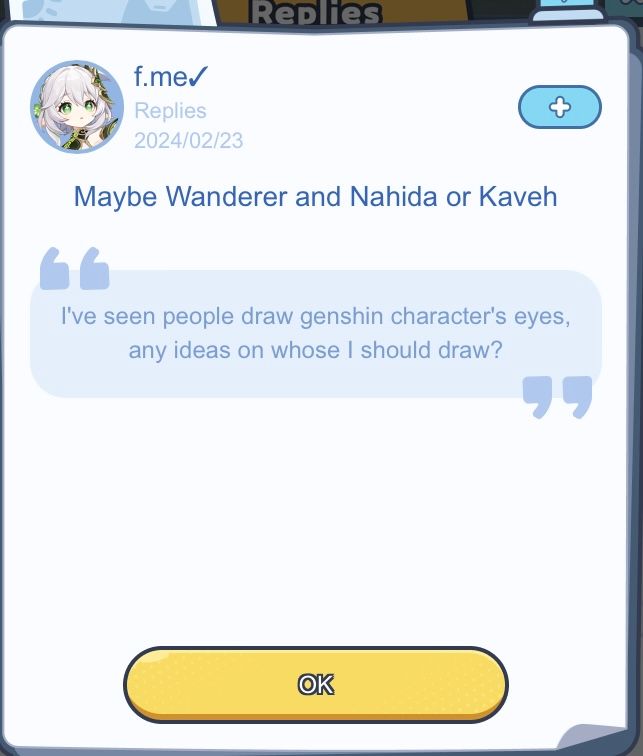 Genshin characters eyes! Nahida, Wanderer, Kaveh Genshin Impact | HoYoLAB