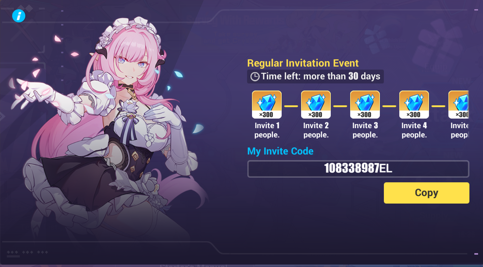 Invite Code (NA / America) Honkai Impact 3rd | HoYoLAB