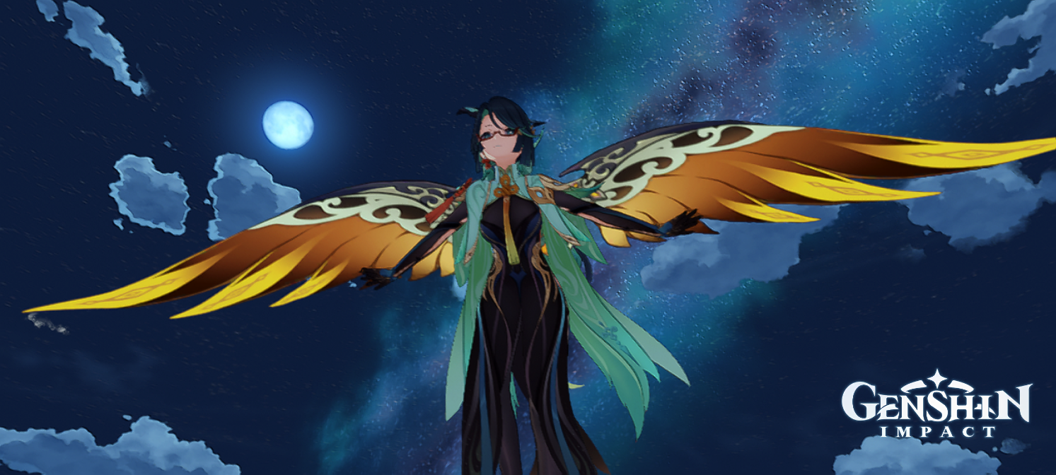 Windglider Photos - Xianyun, Zhongli, Neuvi, Gaming (Liyue) Genshin ...