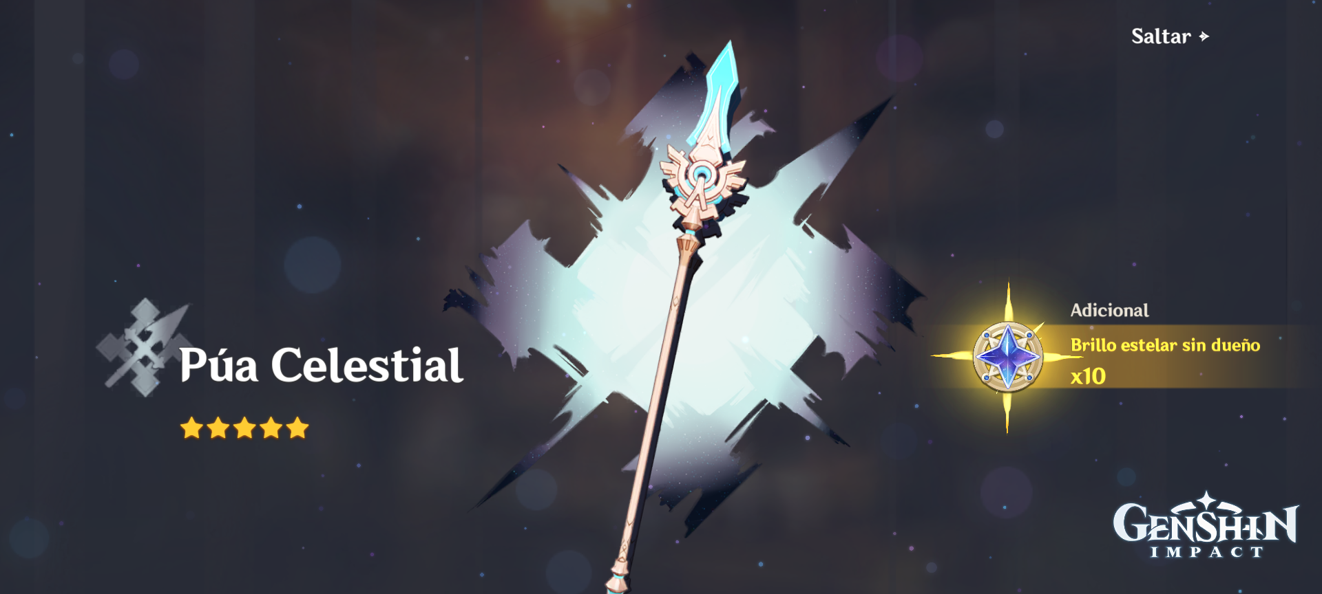 Gachapon Permanente Esperando obtuve esta nueva Arma Celestial 😸 Genshin Impact | HoYoLAB