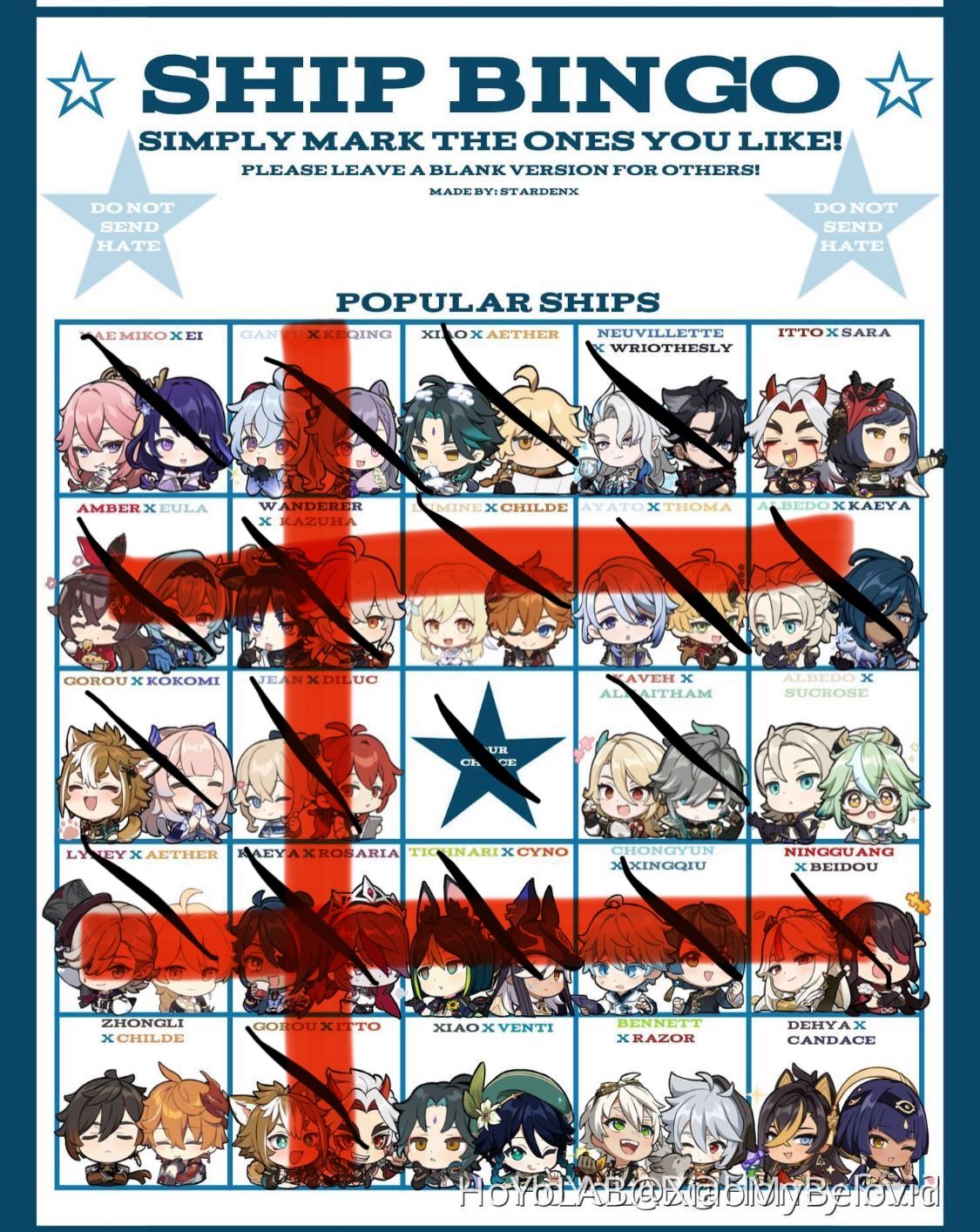 Genshin Ship Bingo Genshin Impact | HoYoLAB