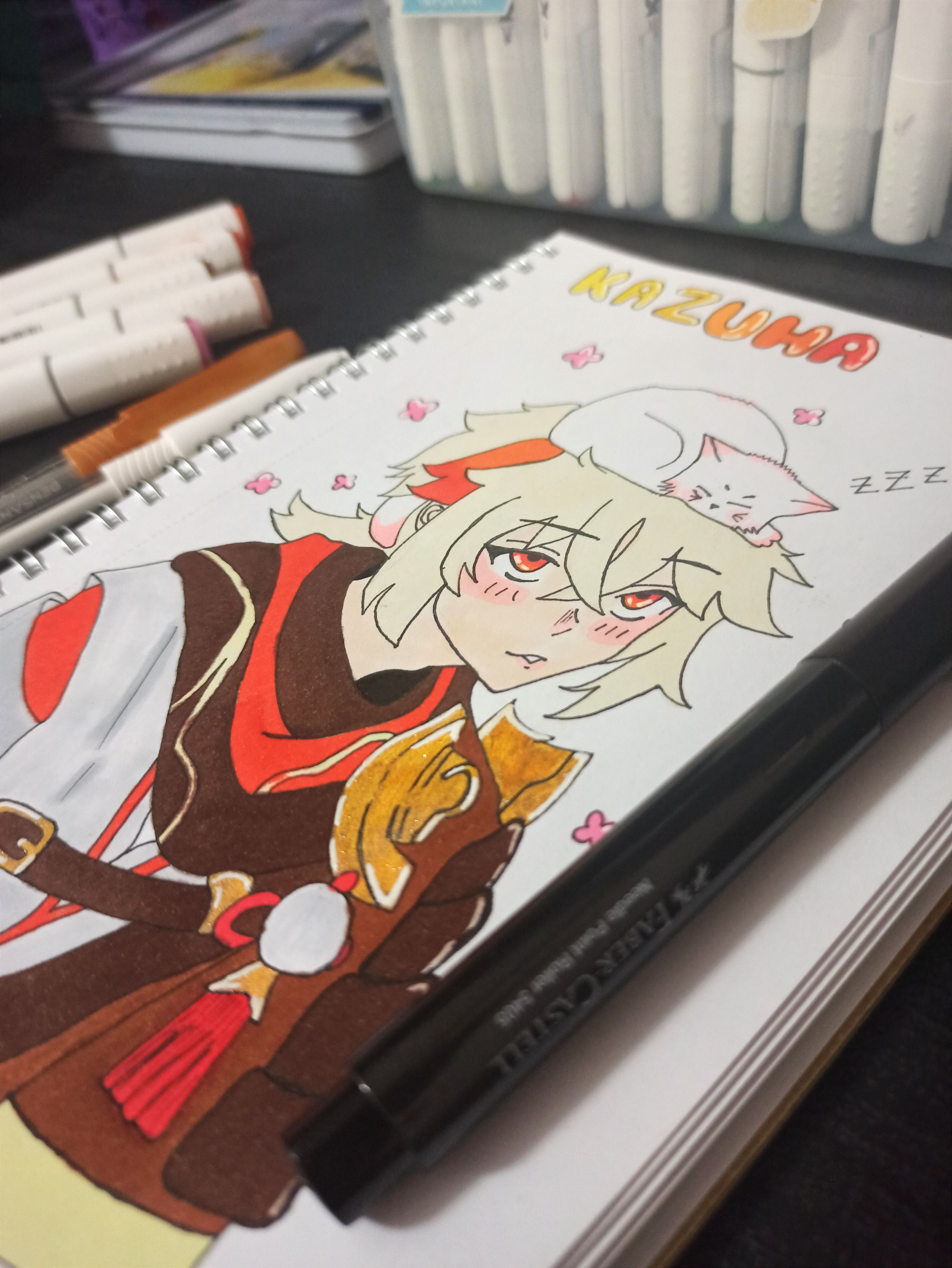 here is my Kazuha drawing