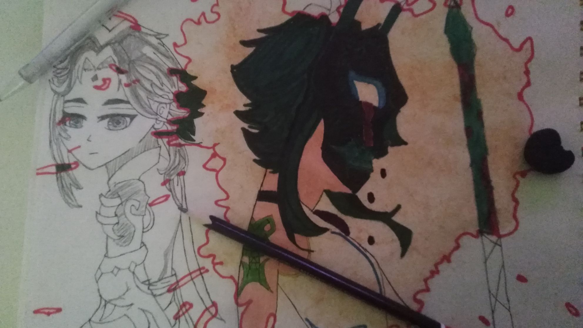 the vigilant yaksha past.. xiao art.. Genshin Impact | HoYoLAB