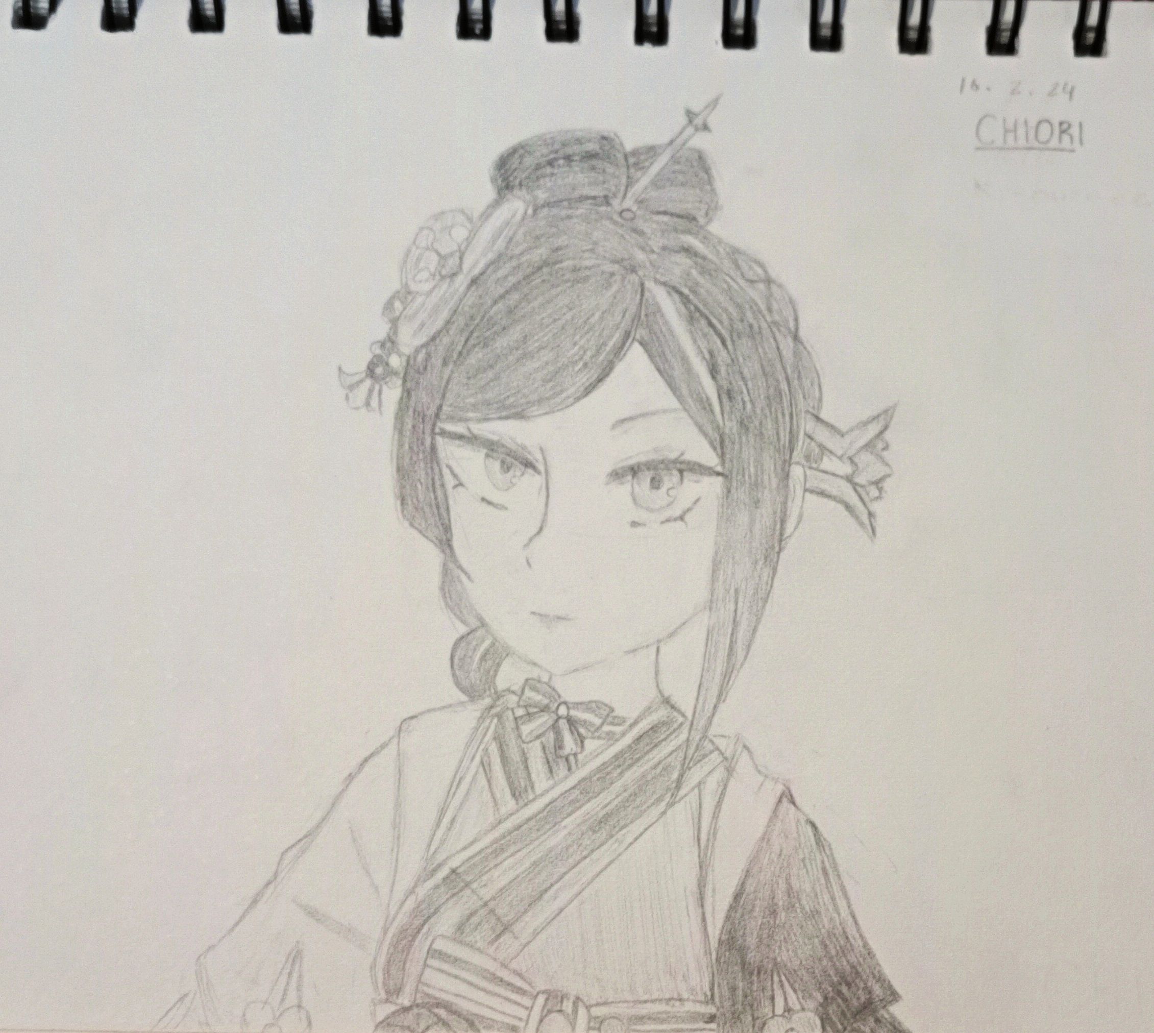 Chiori drawing Genshin Impact | HoYoLAB