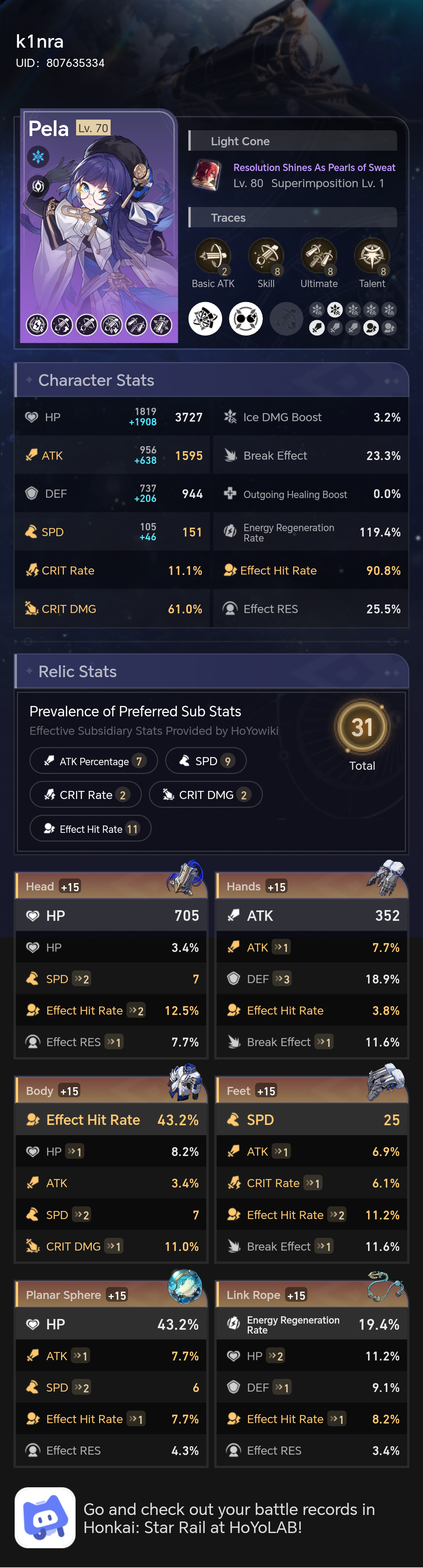 Pela build update Honkai: Star Rail | HoYoLAB