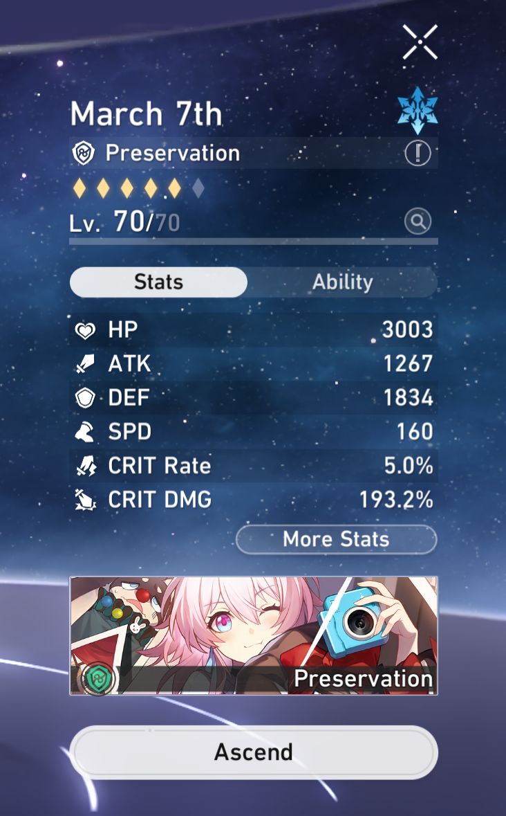 Pullers of Sparkle, how are your pre-farms coming along? Honkai: Star ...