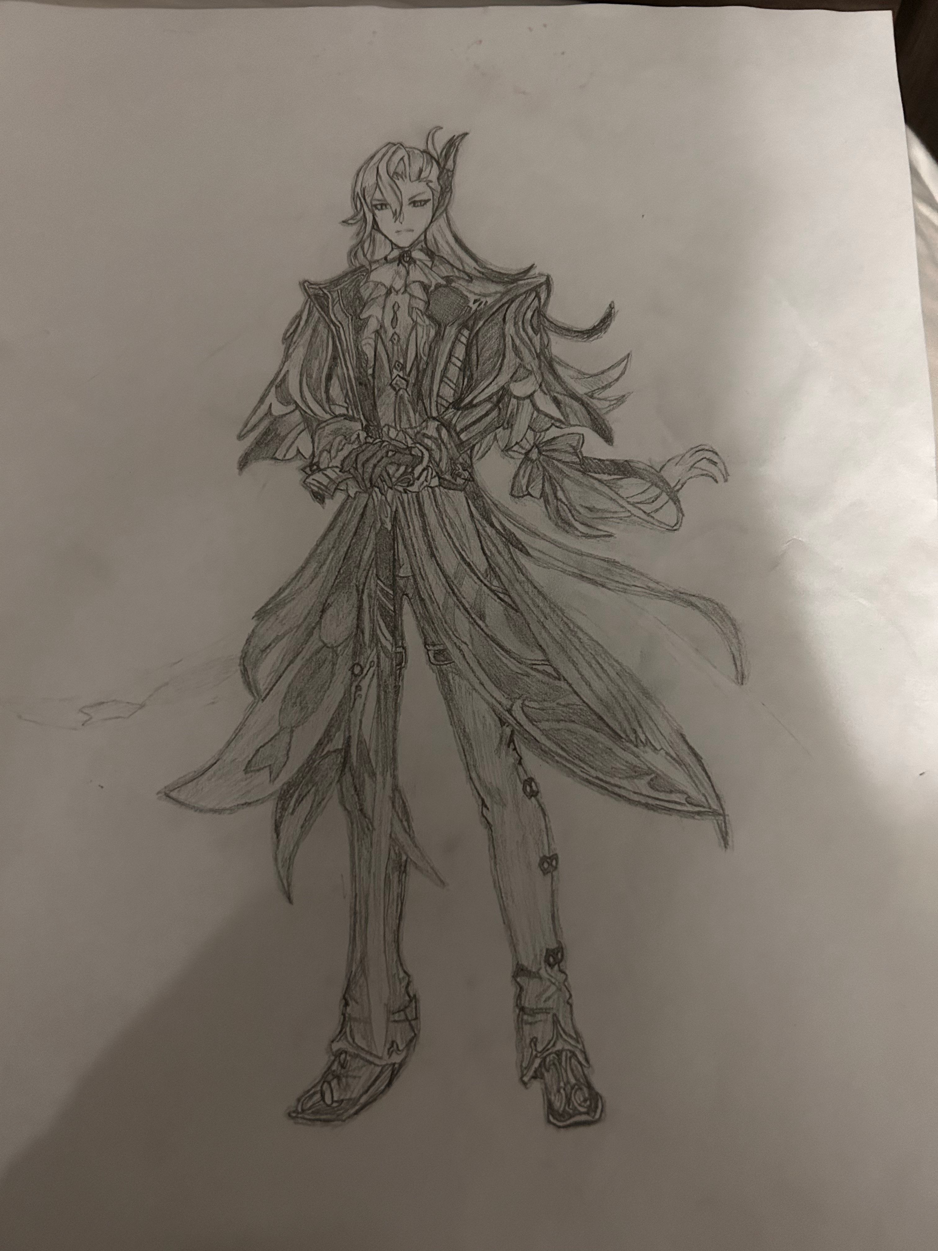 Neuvillette drawing. Genshin Impact | HoYoLAB