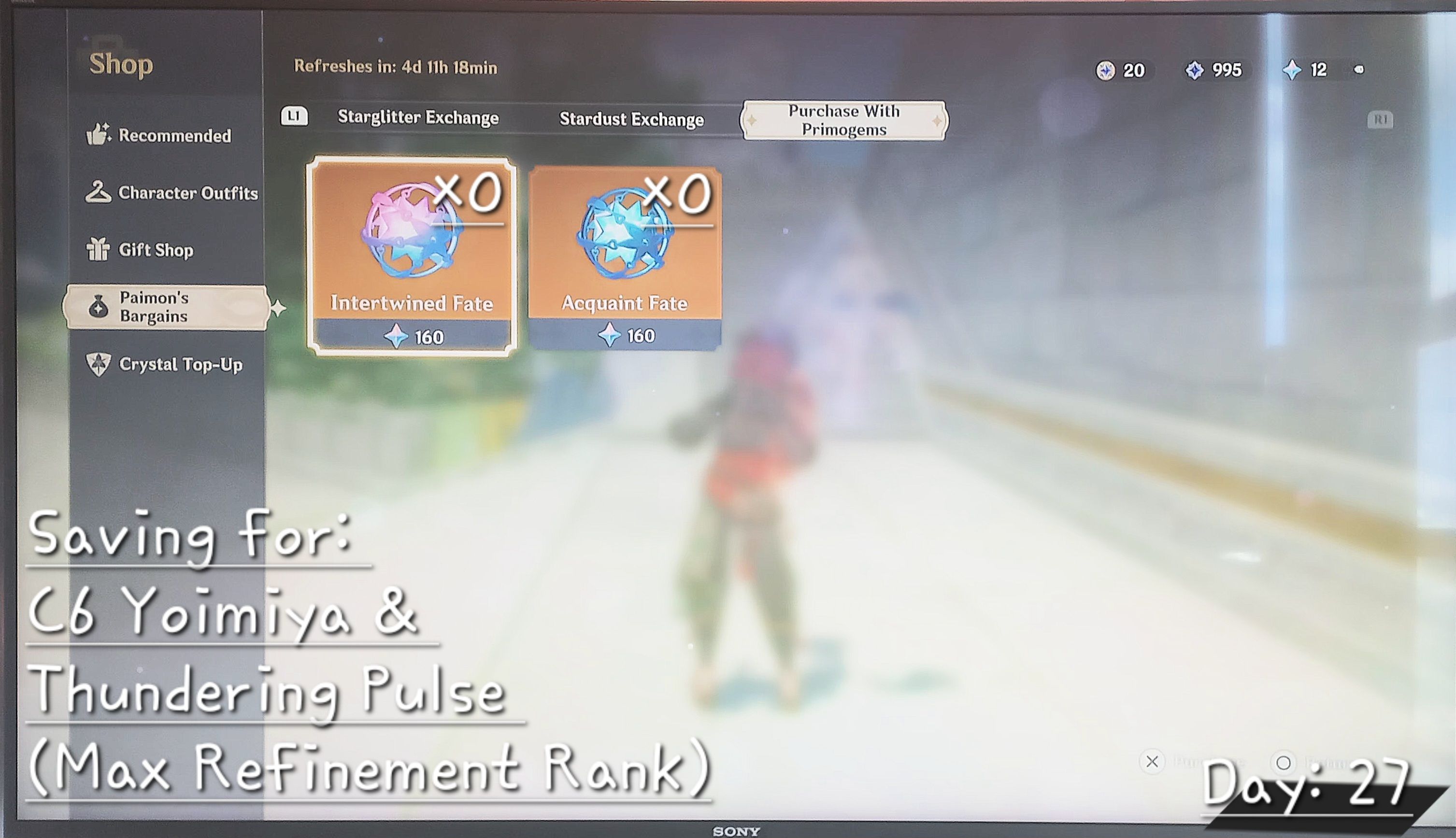 Saving for C6 Yoimiya & Thundering Pulse (Max Refinement Rank) Genshin ...