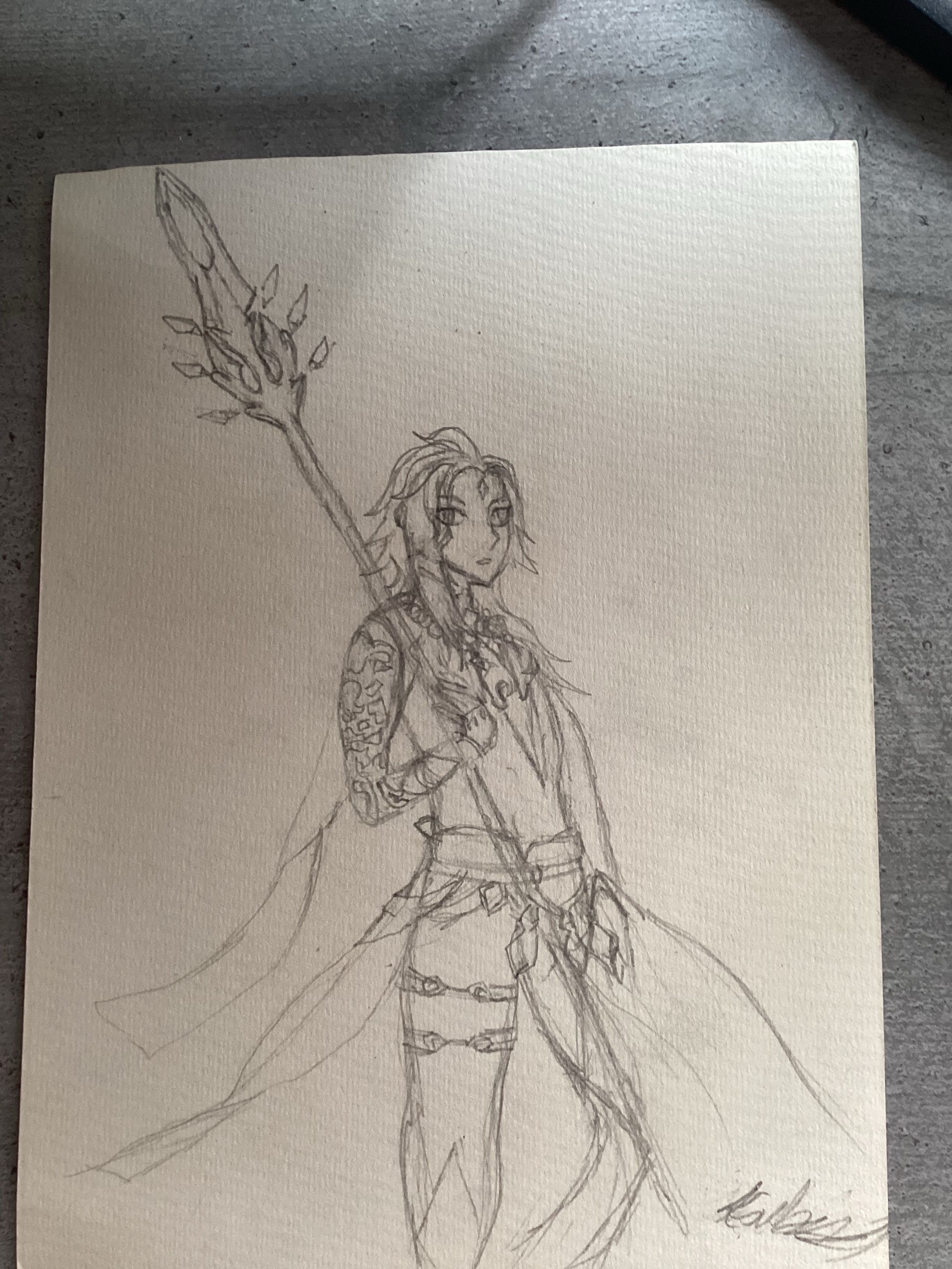 My Xiao drawing Genshin Impact | HoYoLAB