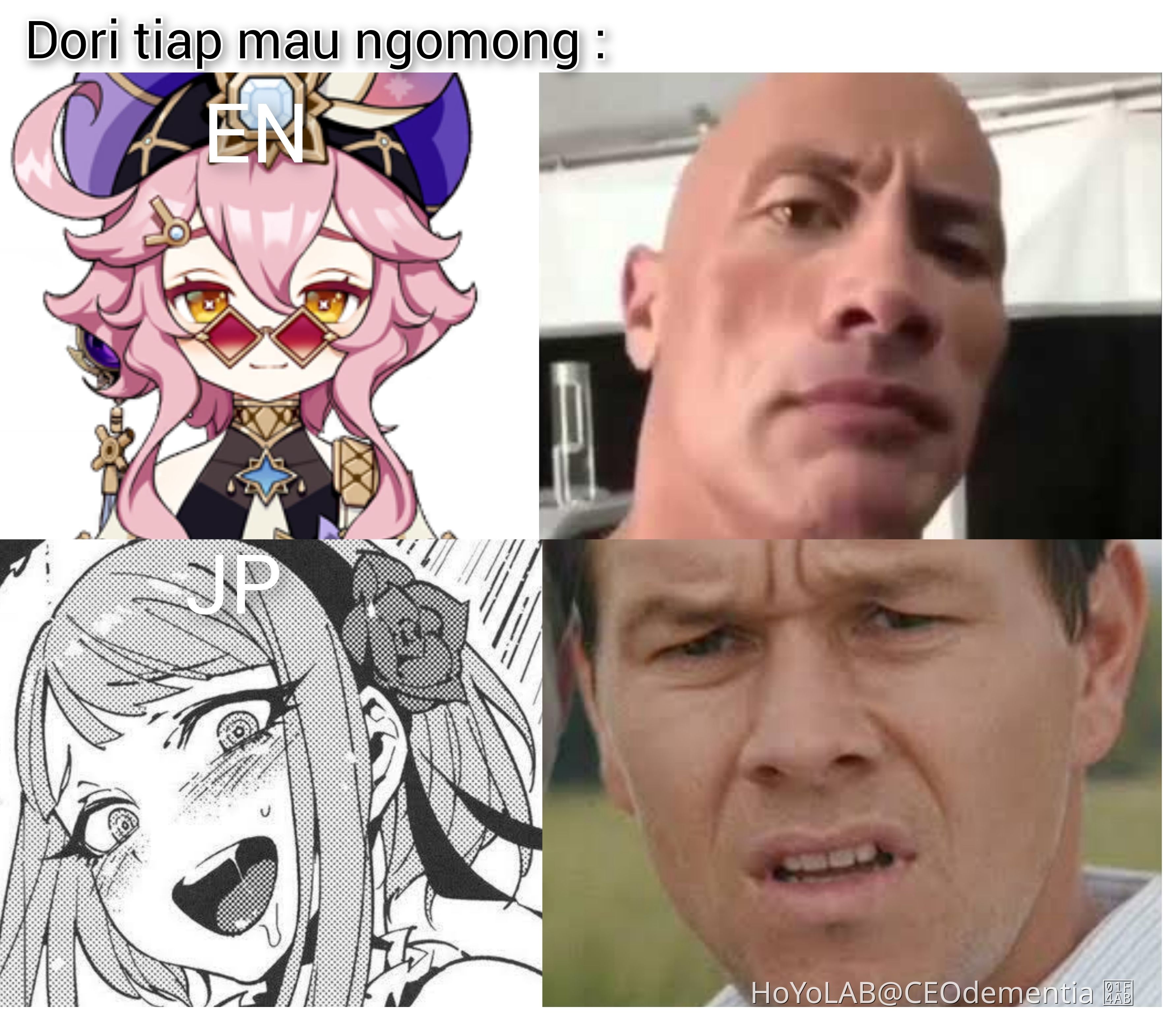 Kayak apa gitu gaya dialog dia, mengingatkanku sesuatu 🗿 Genshin Impact ...