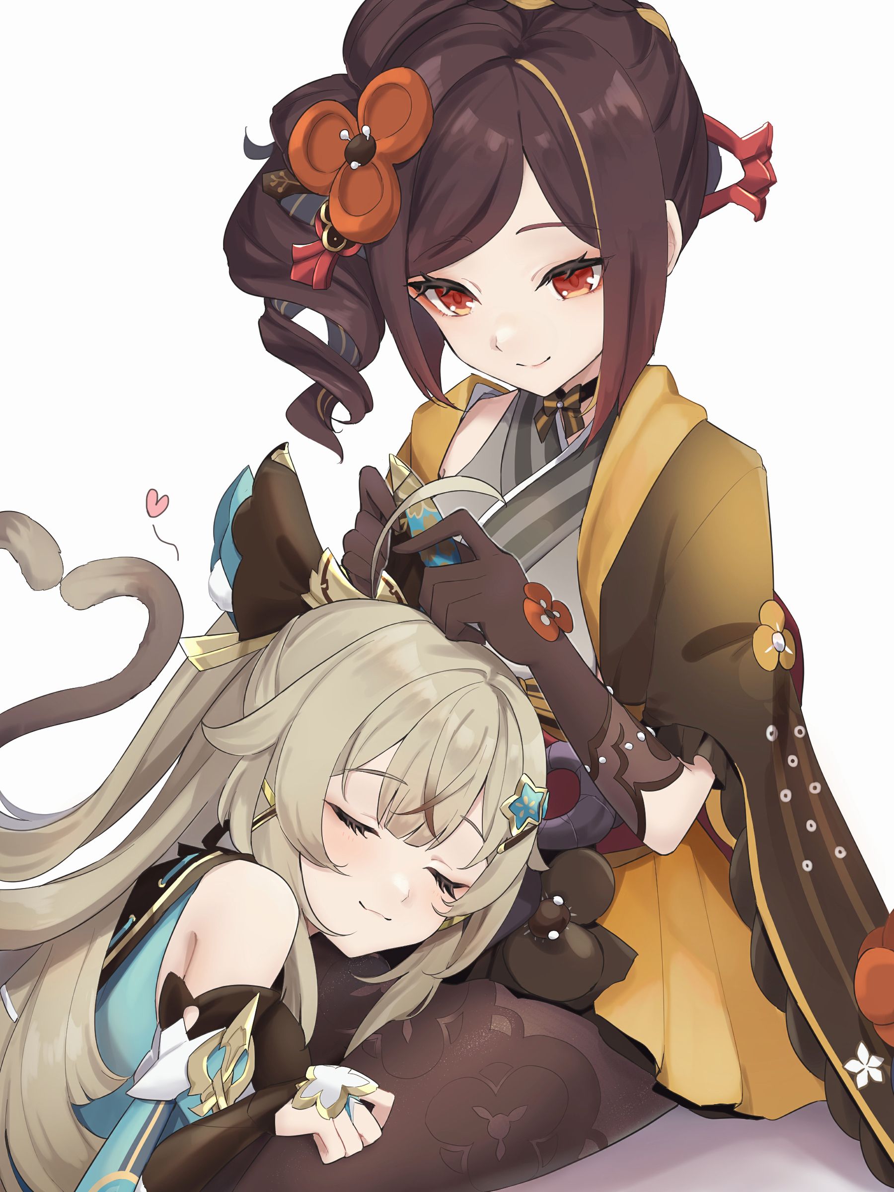 Chiori and her cat Genshin Impact | HoYoLAB