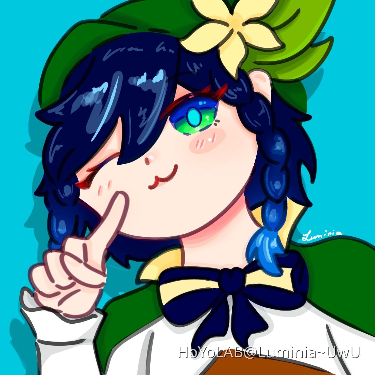 Lil Venti doodle Genshin Impact | HoYoLAB