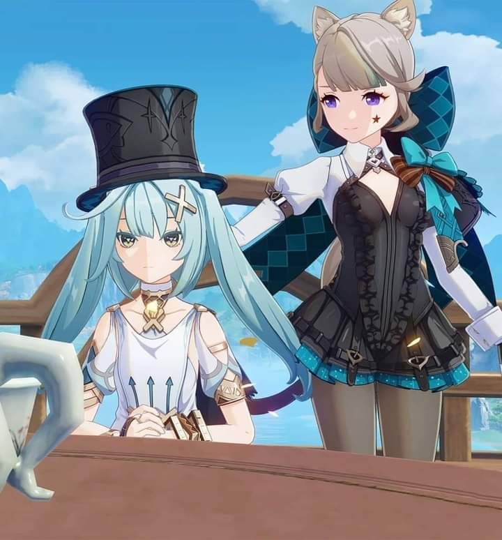 Lynette give hat to faruzan Genshin Impact | HoYoLAB