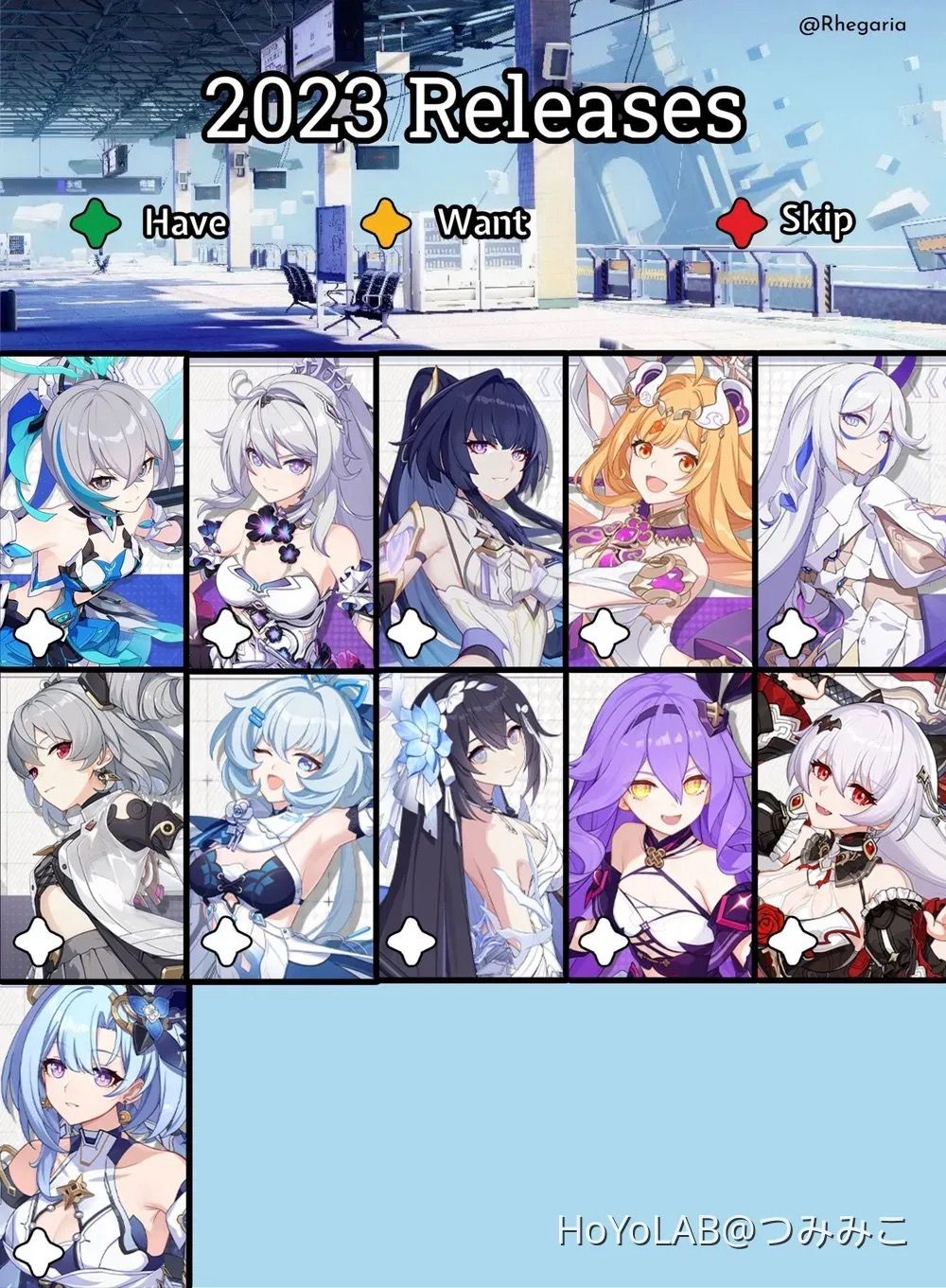 Hi3 character check off!!! Honkai Impact 3rd | HoYoLAB