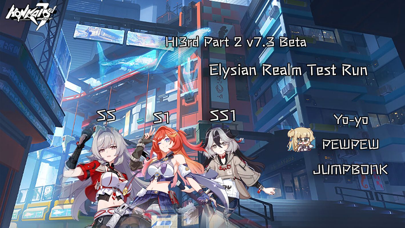 Beta Preview 5: Senadina, Helia, Coralie Elysian Realm Honkai Impact 3rd Part 2 v7.3 Honkai ...