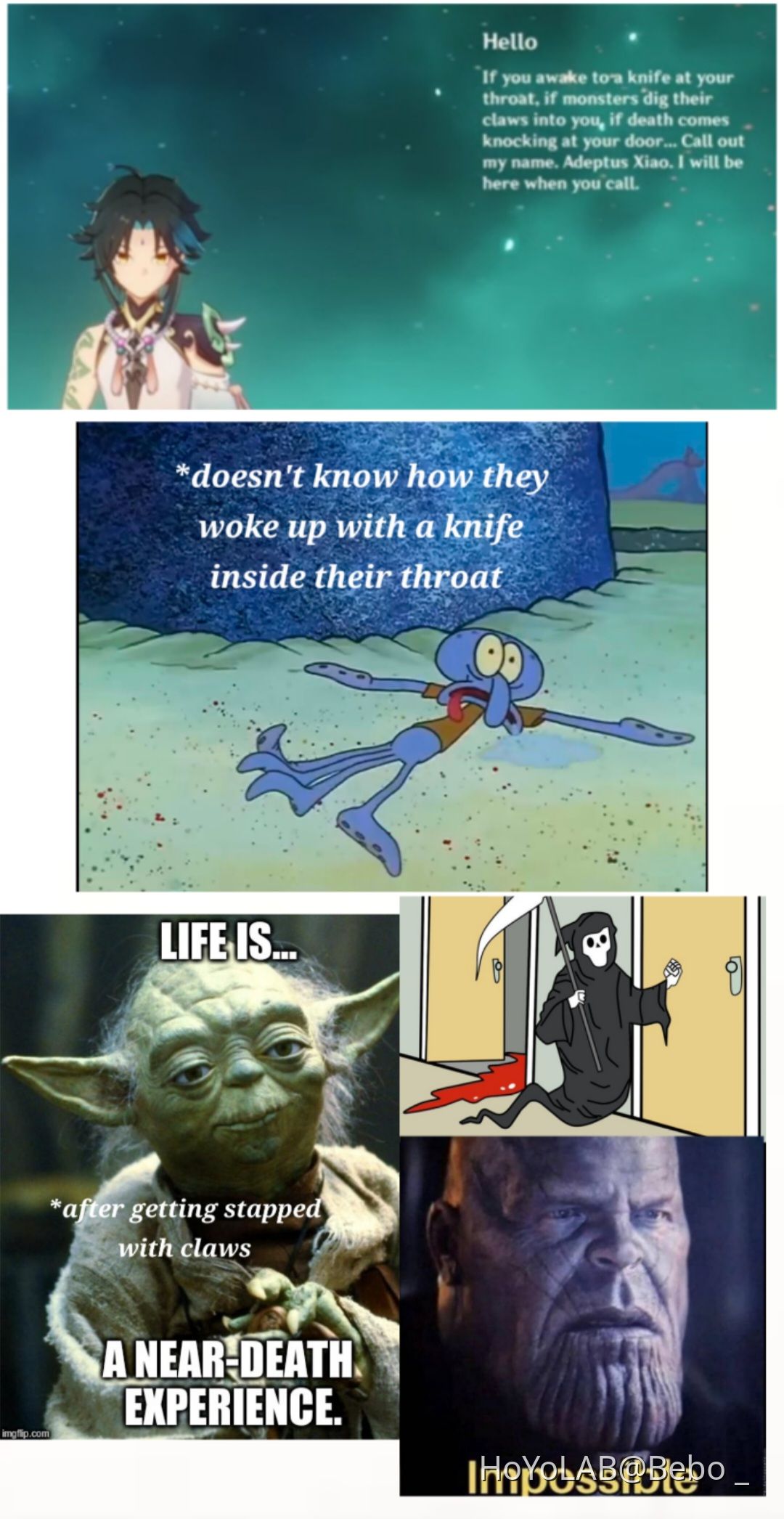 Poorly made xiao meme Genshin Impact | HoYoLAB