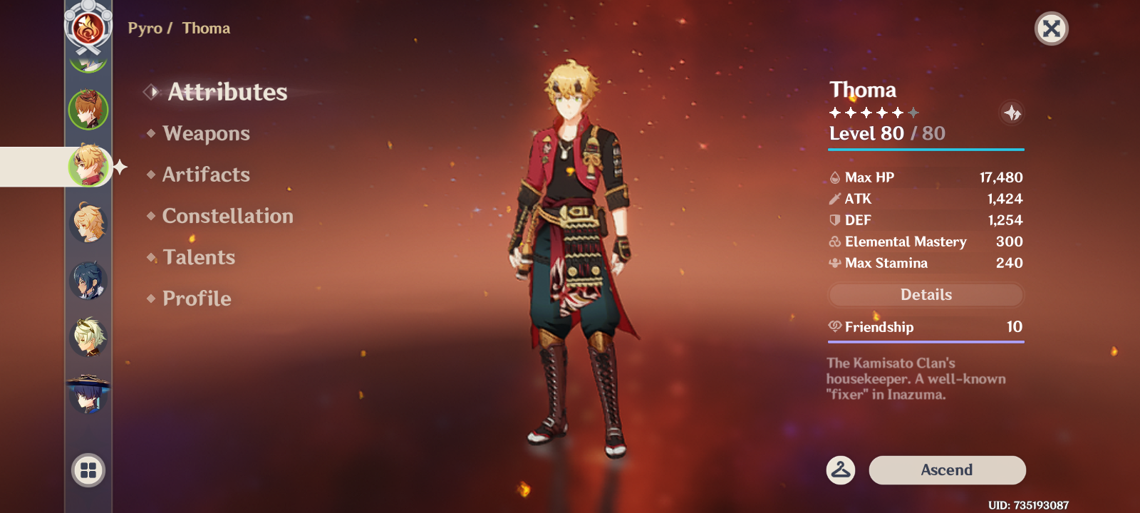 Thoma build recommendations? Genshin Impact | HoYoLAB