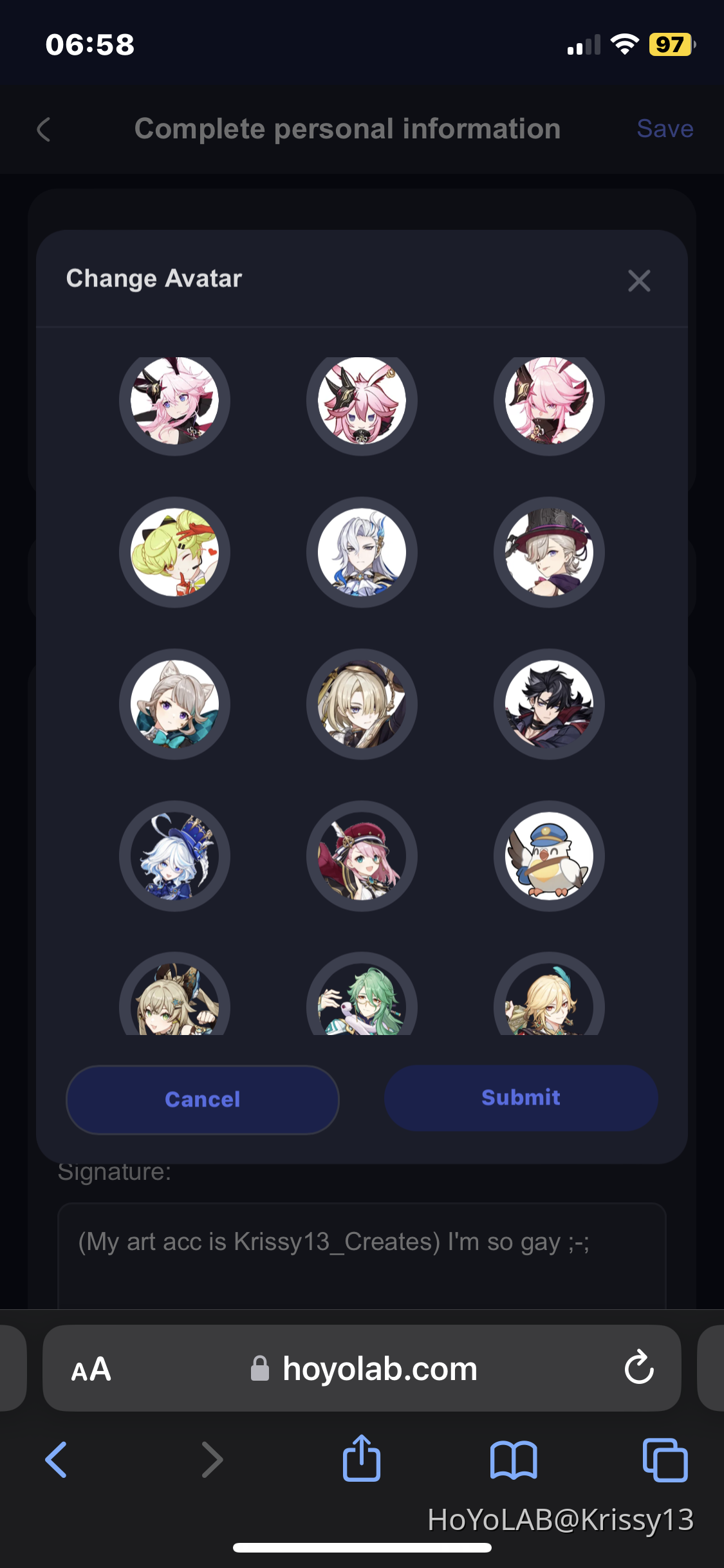 Navia pfp when???? | HoYoLAB