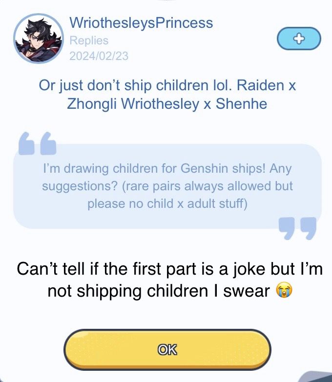 Giving Genshin Ships Children Part 8 - ZhongEi Genshin Impact | HoYoLAB