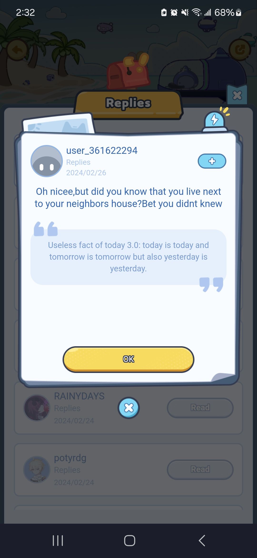 I wasn't expecting an answer, but okay | HoYoLAB